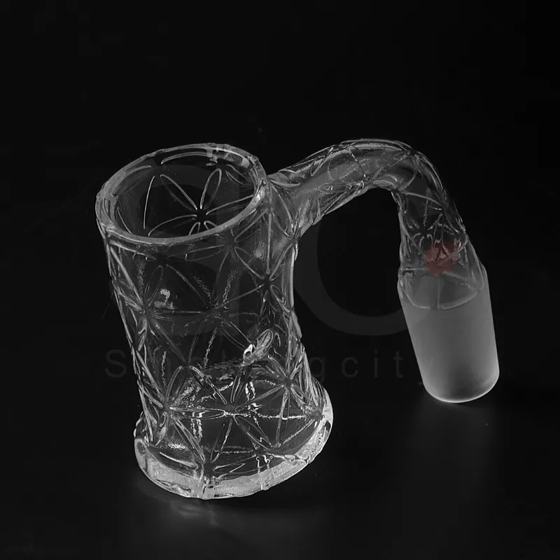 Beveled Edge Sandblasted Quartz Evan Shore Banger Nail For Dab Rigs ...