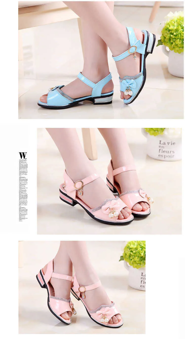 2022 New Fashion Princess Girls Sandals For Girls Soft, Casual, And ...