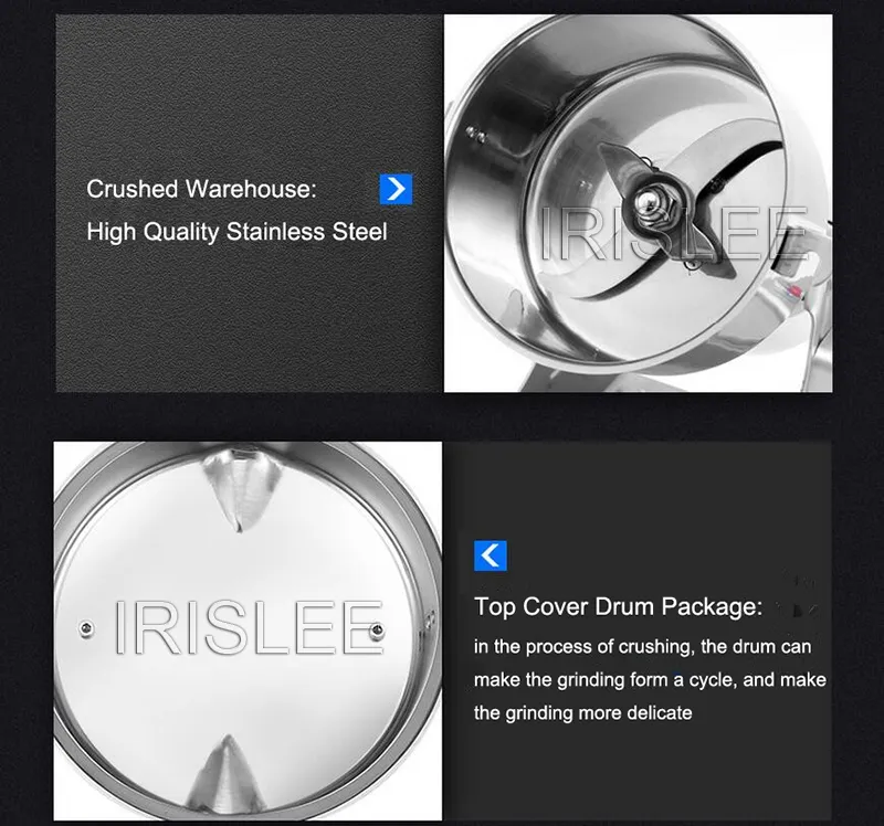 Portable Small Electric Coffee Grinder Blender for Dry Grains Beans ...