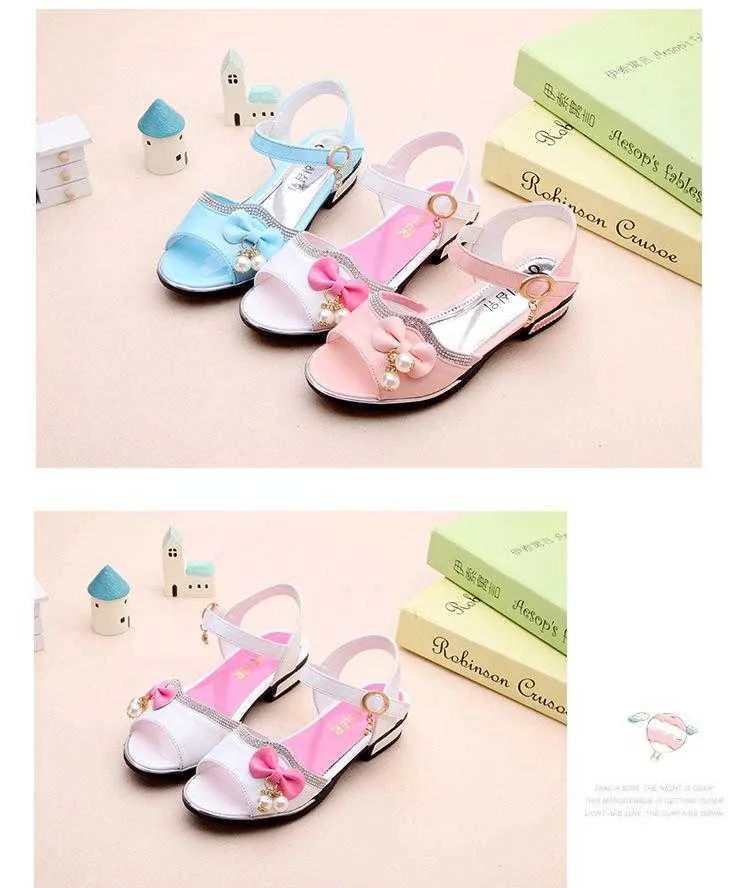 2022 New Fashion Princess Girls Sandals For Girls Soft, Casual, And ...