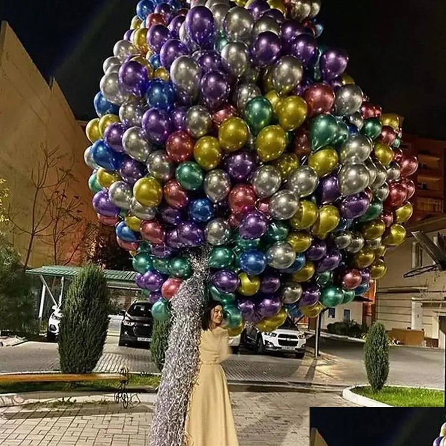 DHgate.com:Balloon 100Pcs 10Inch 12Inch Chrome Metallic Latex Balloons ...