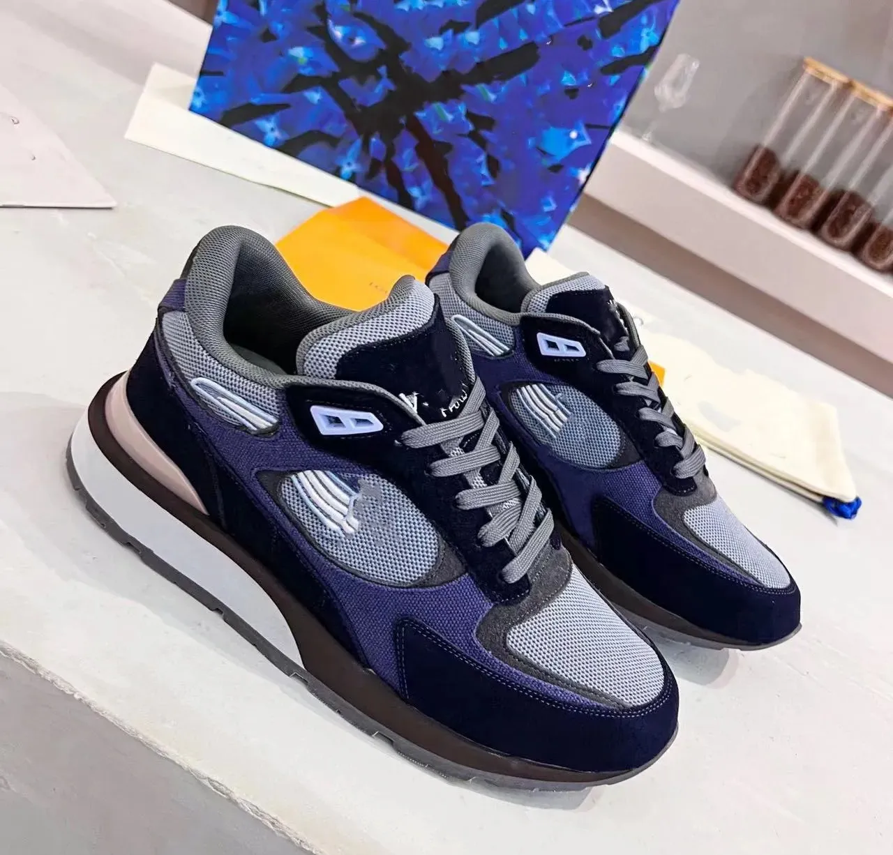 Designer Casual Shoes Run Away Trainers Men's Sneakers Canvas Shoes ...