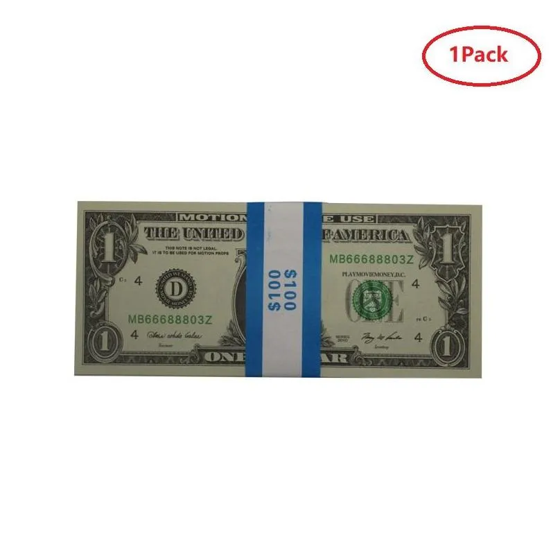 Movie Prop Money Paper Prank Toy Prop Banknote For Kids 10 Dollar And ...