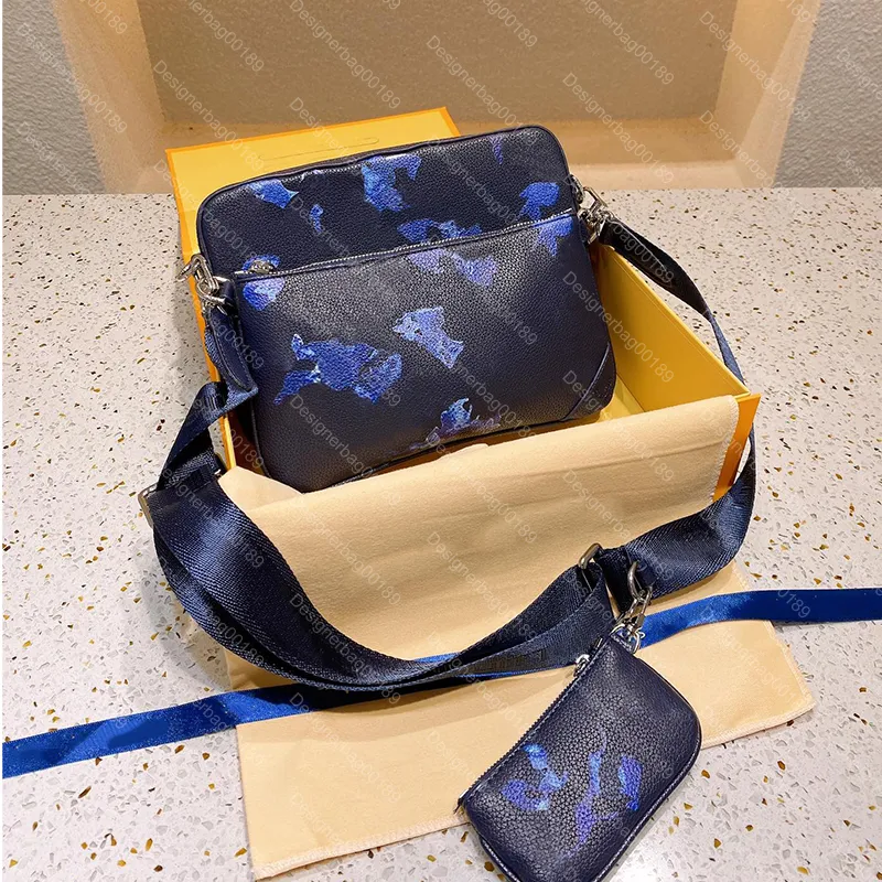 Luxury Designer Trio Messenger Bag For Men For Men Crossbody, Messenger ...