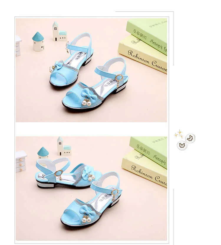 2022 New Fashion Princess Girls Sandals For Girls Soft, Casual, And ...