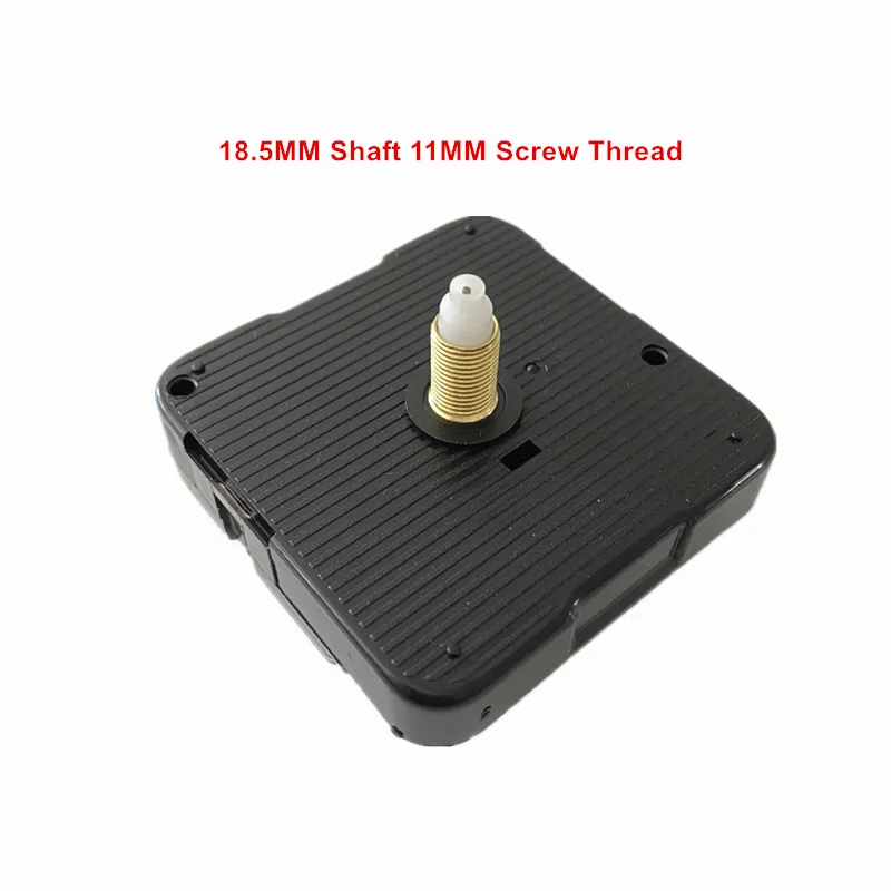 ClockGenius DIY Wall Clock Kit 6262 Quartz Mechanism Sweep, 18.5MM ...