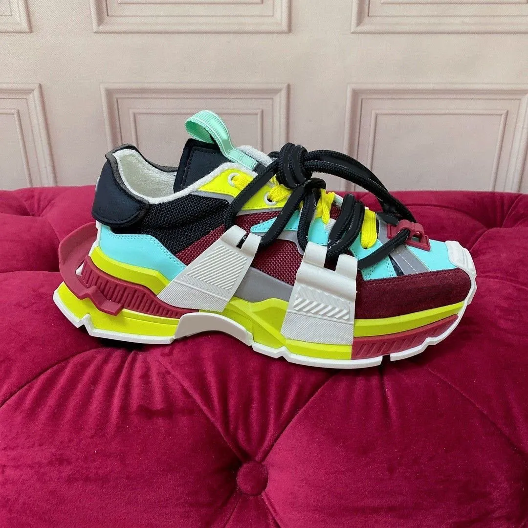 Luxury Designer Platform Chunky Sneakers Women For Women And Men Space ...