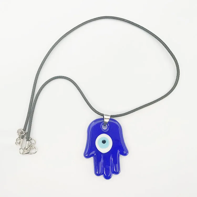 Bulk Evil Eye Pendants: Turkish Blue Eye Necklaces, Round Drop Design ...