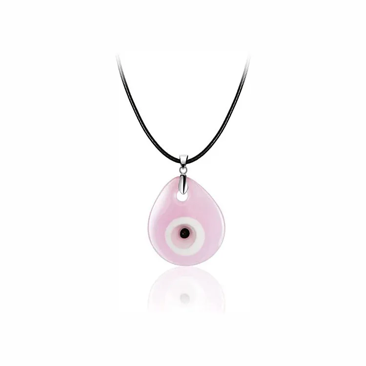 Bulk Evil Eye Pendants: Turkish Blue Eye Necklaces, Round Drop Design ...