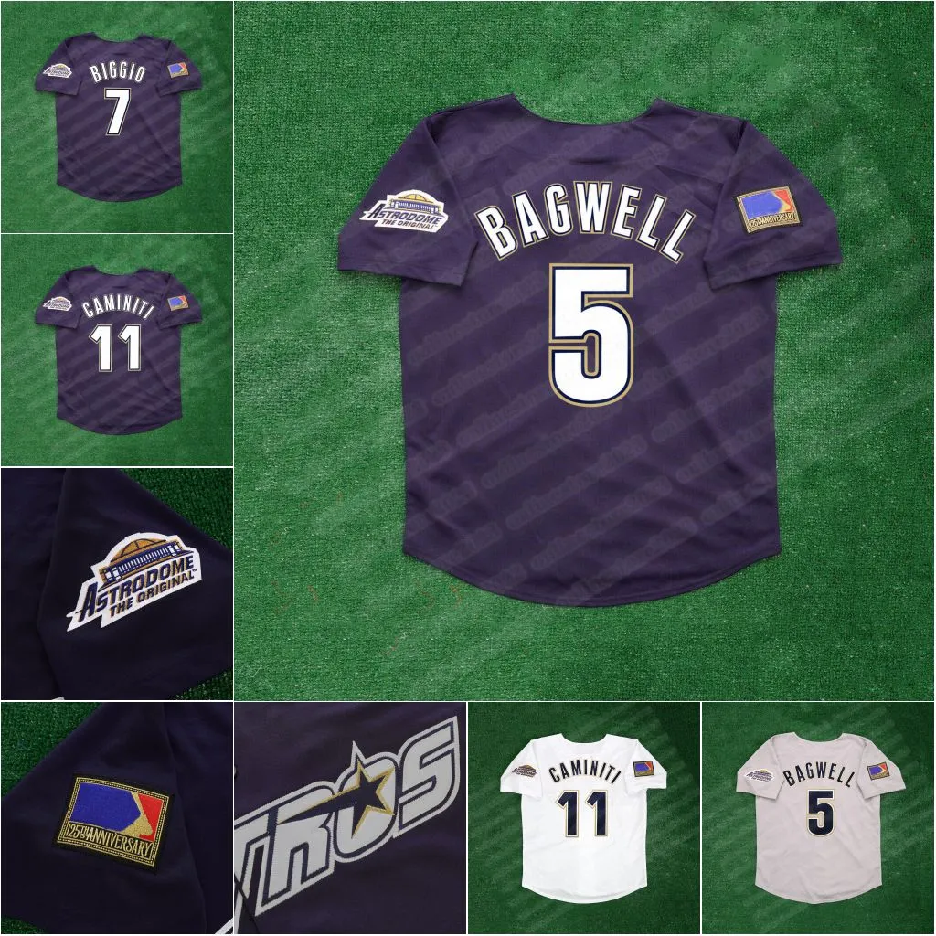 Vintage 1994 League 125th Jersey Jeff Bagwell Craig Biggio Ken Caminiti ...
