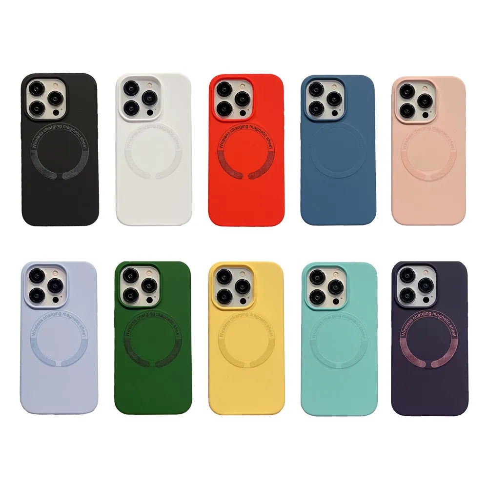 Liquid Silicone Case For IPhone: MagSafe Compatible, Sporty Wireless ...