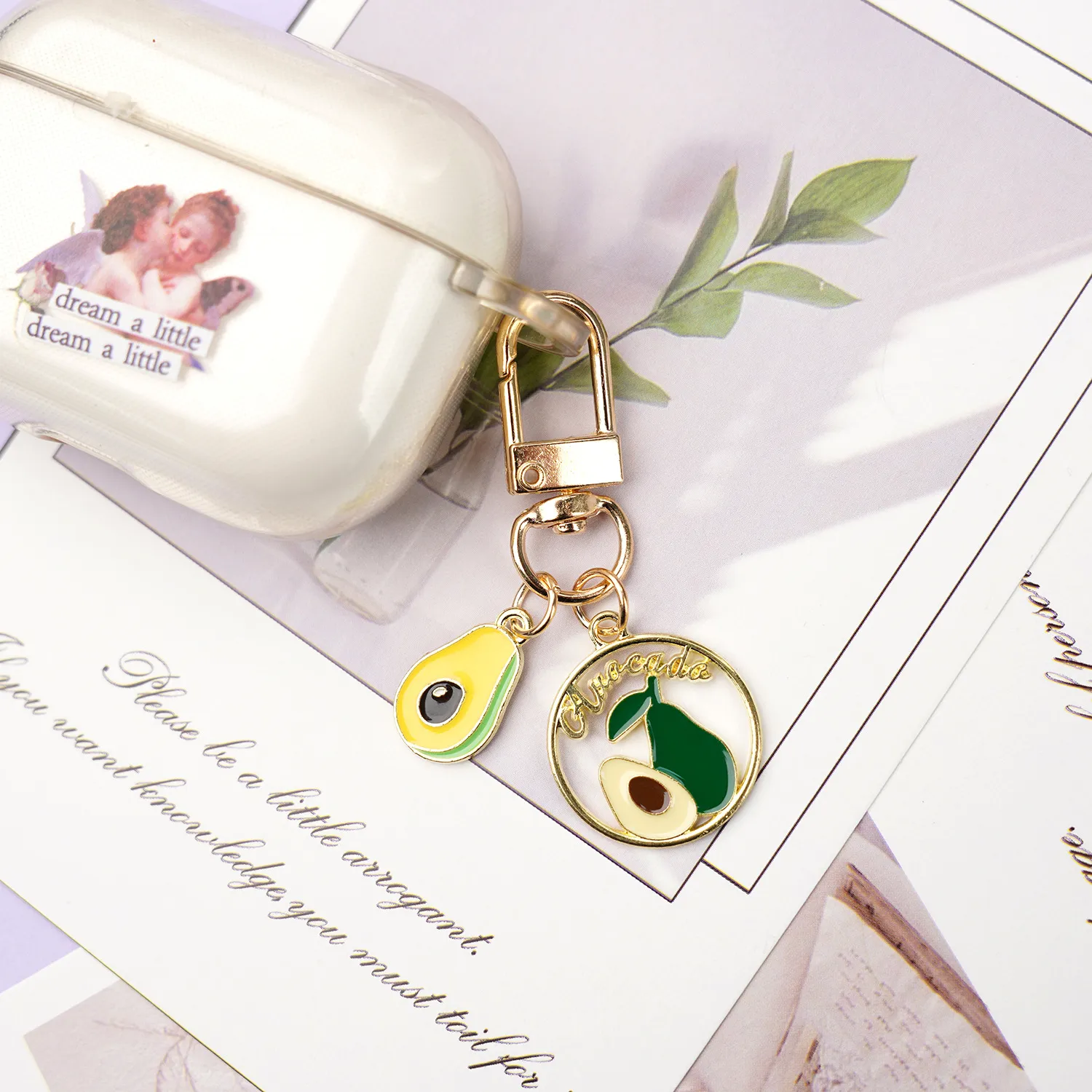 Cute Cartoon Fruit Keychain: Apple, Cherry & Peach! Best Seller, Shop ...