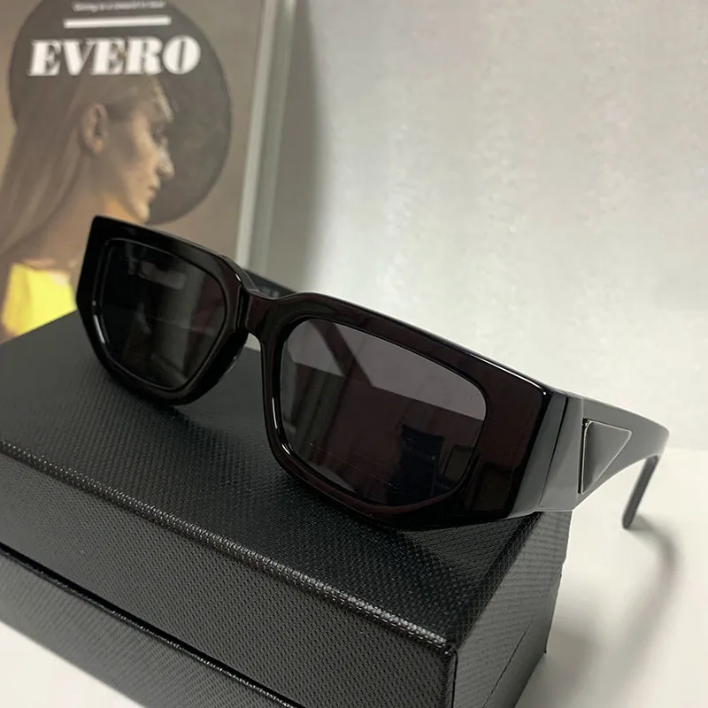 10A Designer Symbol Sunglasses Angular Rectangle Small Frame Retro ...
