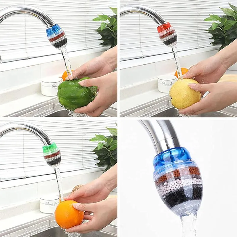 Kitchen Faucet Water Filter - 5-Layer Filtration System, Activated ...