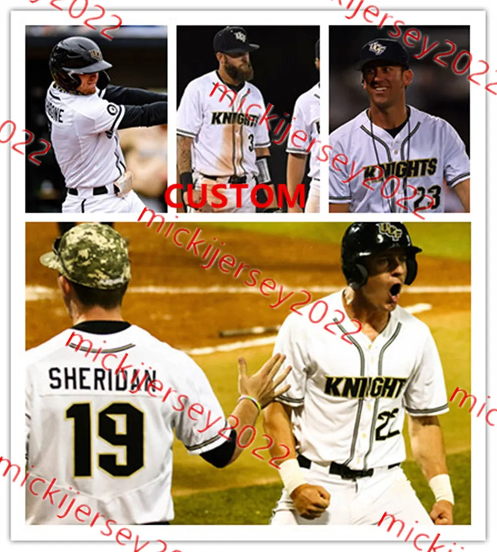 Custom Stitched UCF Knights 2023 Toledo Mud Hens Jersey Featuring Ben ...