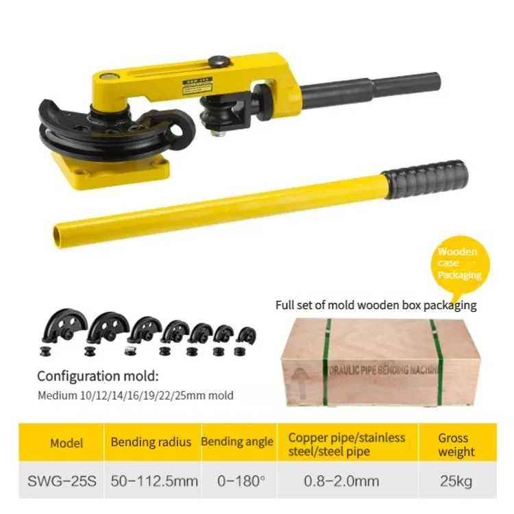 Multifunctional Manual Pipe Tube Bender Set For Steel And Copper Tubes ...