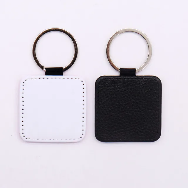 PU Leather Keychain With DHL Multi Keychain Sublimation Blanks For Heat ...
