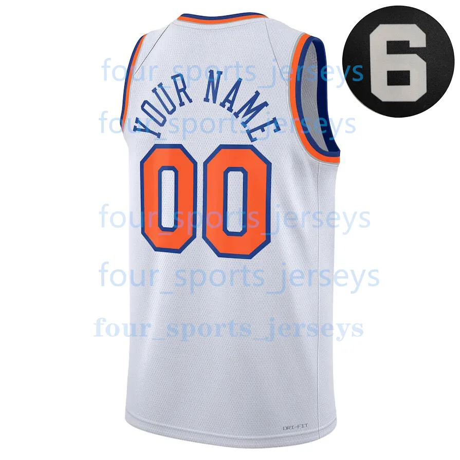 Custom Printed 2023 New Basketball Jerseys Julius Randle Evan Fournier ...