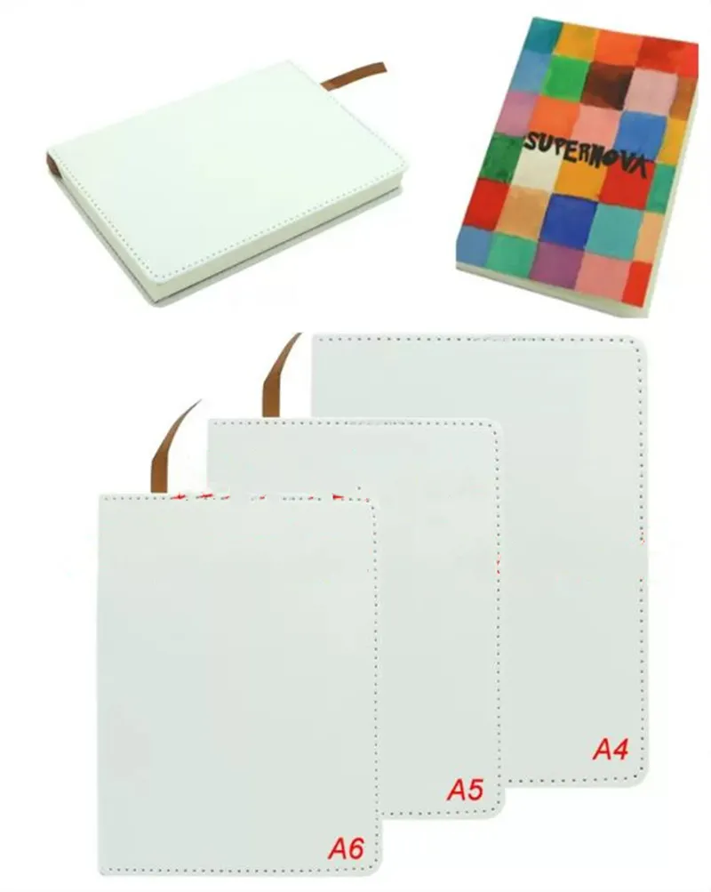 Sublimation Blank Notebook A5 A6 - Premium PU Leather Cover for DIY ...