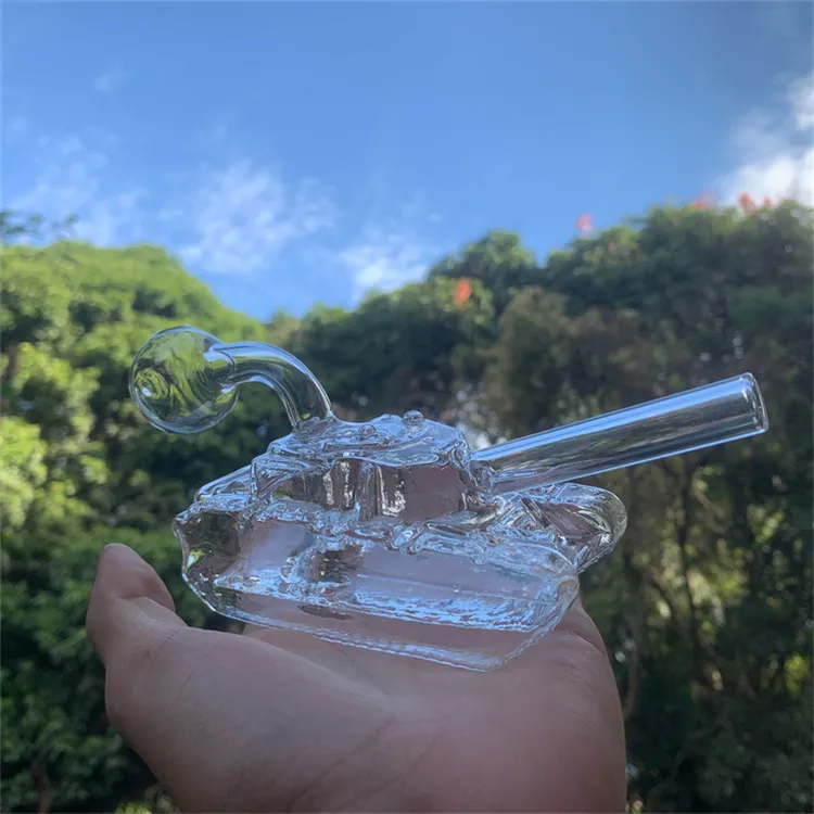 New Design Unique Tank Shape Smoking Pipes Bongs Glass Water Pipes ...