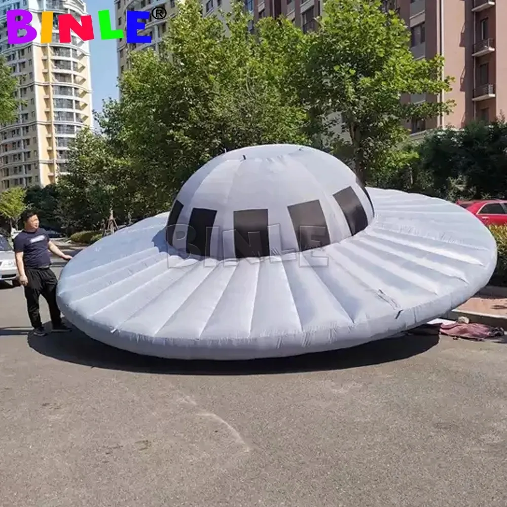 LED Lighted Giant Inflatable UFO Spaceship Balloon For Event Decoration ...