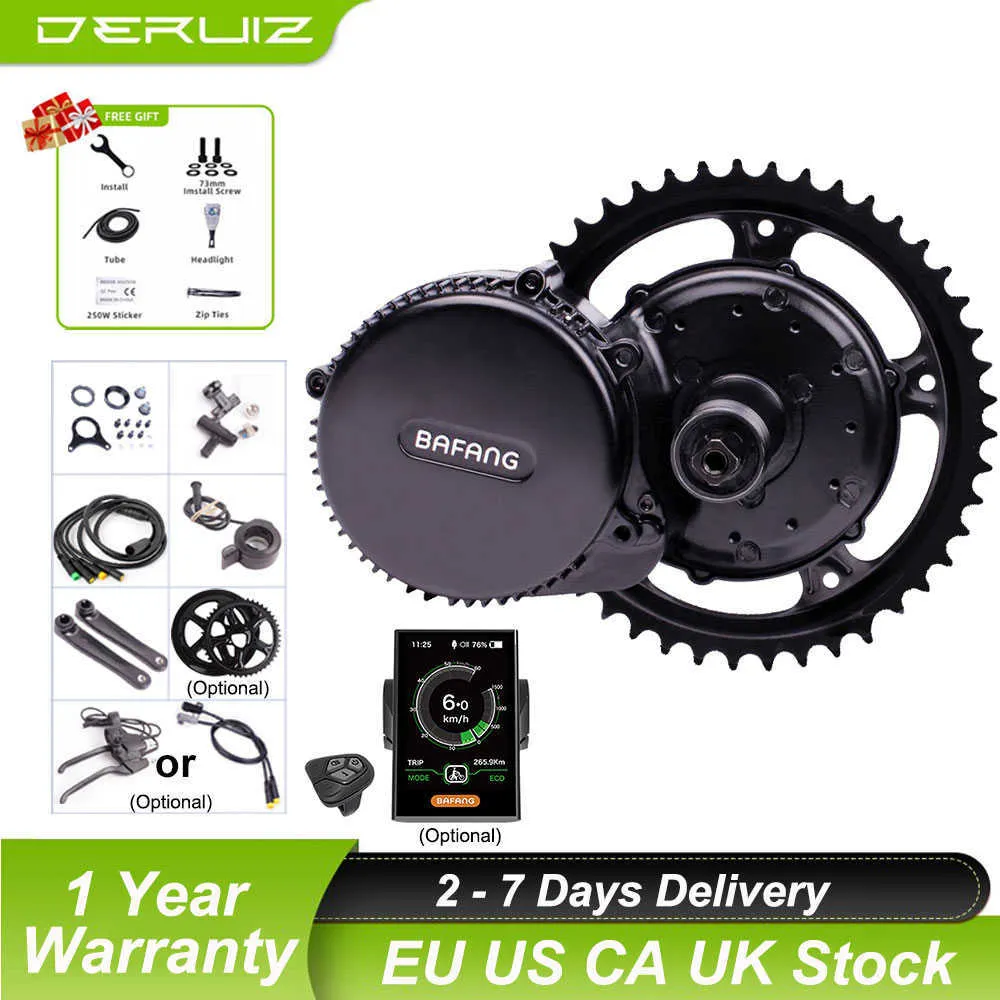 BAFANG Mid Drive Motor BBSHD BBS02B BBS01B 1000W 750W 500W 250W Ebike Conversion Kit For Bicycle ...