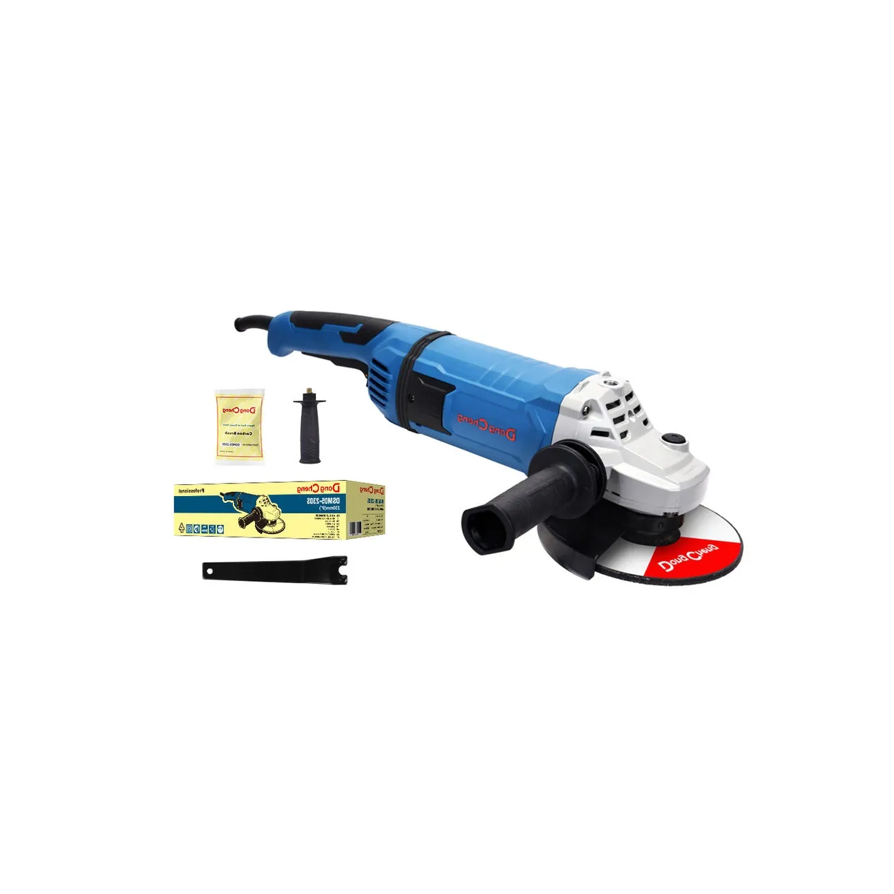 Heavy-Duty Angle Grinder - 230mm, 13A Power, Vibration Dampening ...
