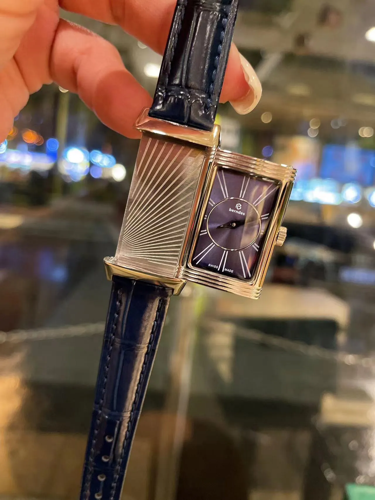 Women's Fashion Watch Dial Reversible Design Star Dial Set With ...