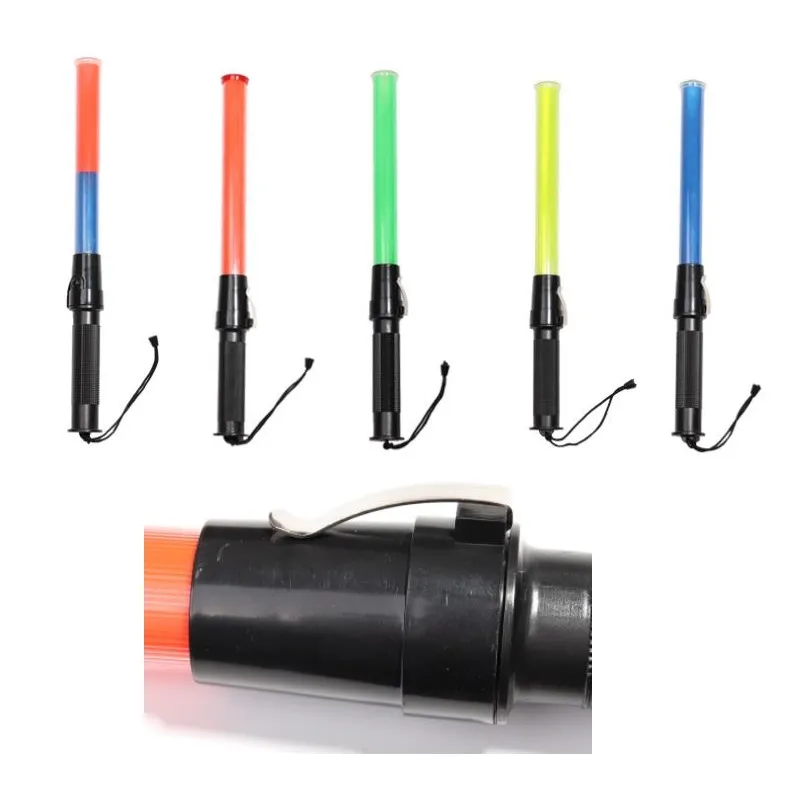 Outdoor LED Traffic Baton With Hook 43CM X 3.5CM Laser Safety Glasses ...