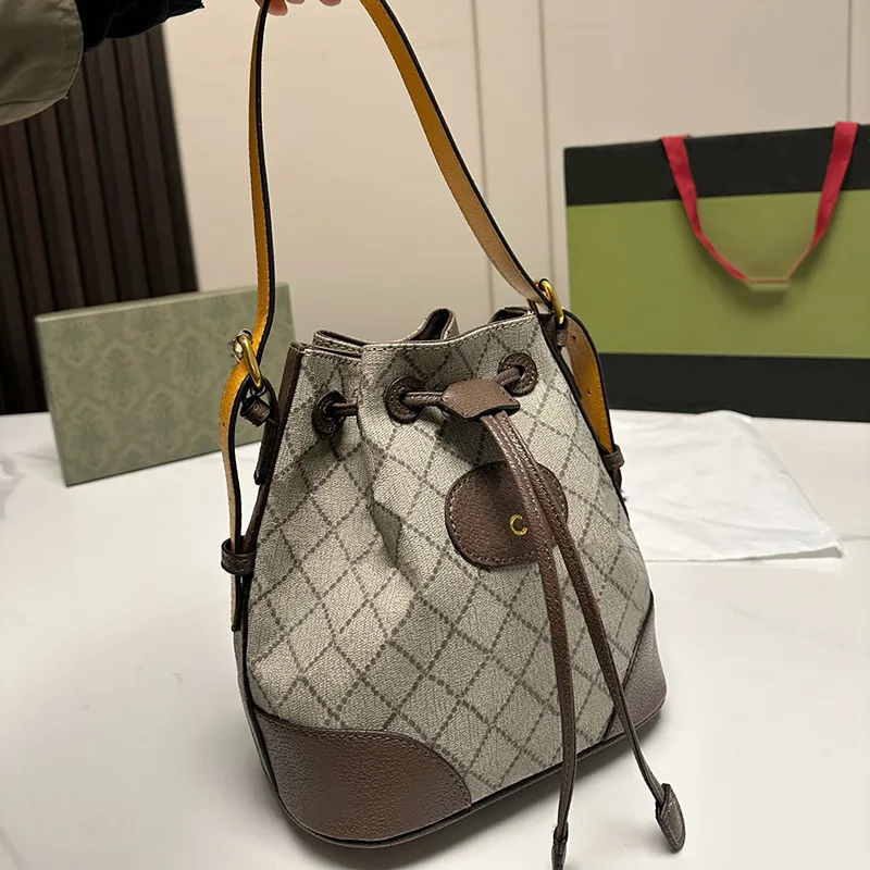 Ophidia Designer Barrel Ladies Drawstring Bag Bucket Bag For Women ...