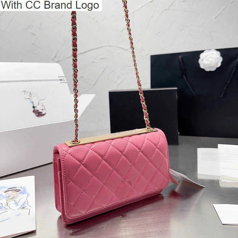 Designer Leather Crossbody Bag WithCC Letters Quilted Flap, Shoulder ...