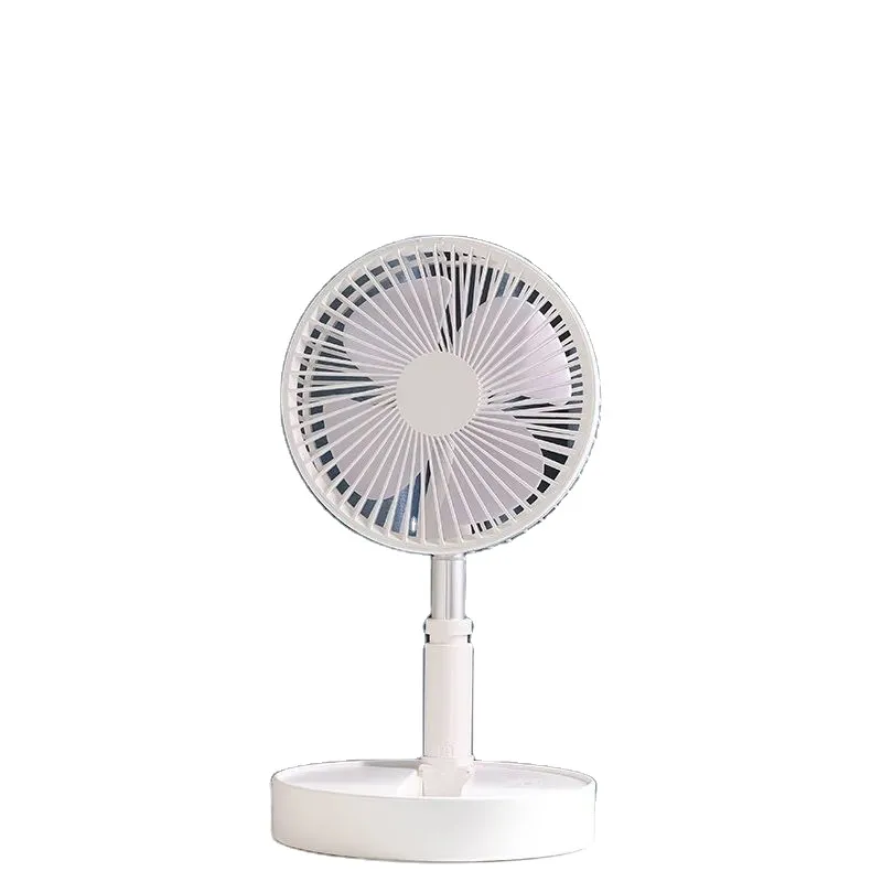 Telescopic Folding Electric Fan Adjustable Pedestal Floor & Table Fan ...