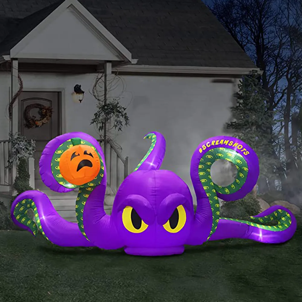 Wholesale Festive Octopus Inflatables With Pumpkin &... From ...