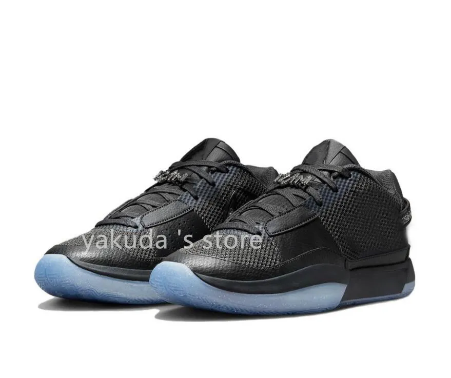 Morants First Signature Basketball Shoes: Grinch Dark Grey Sneakers For ...