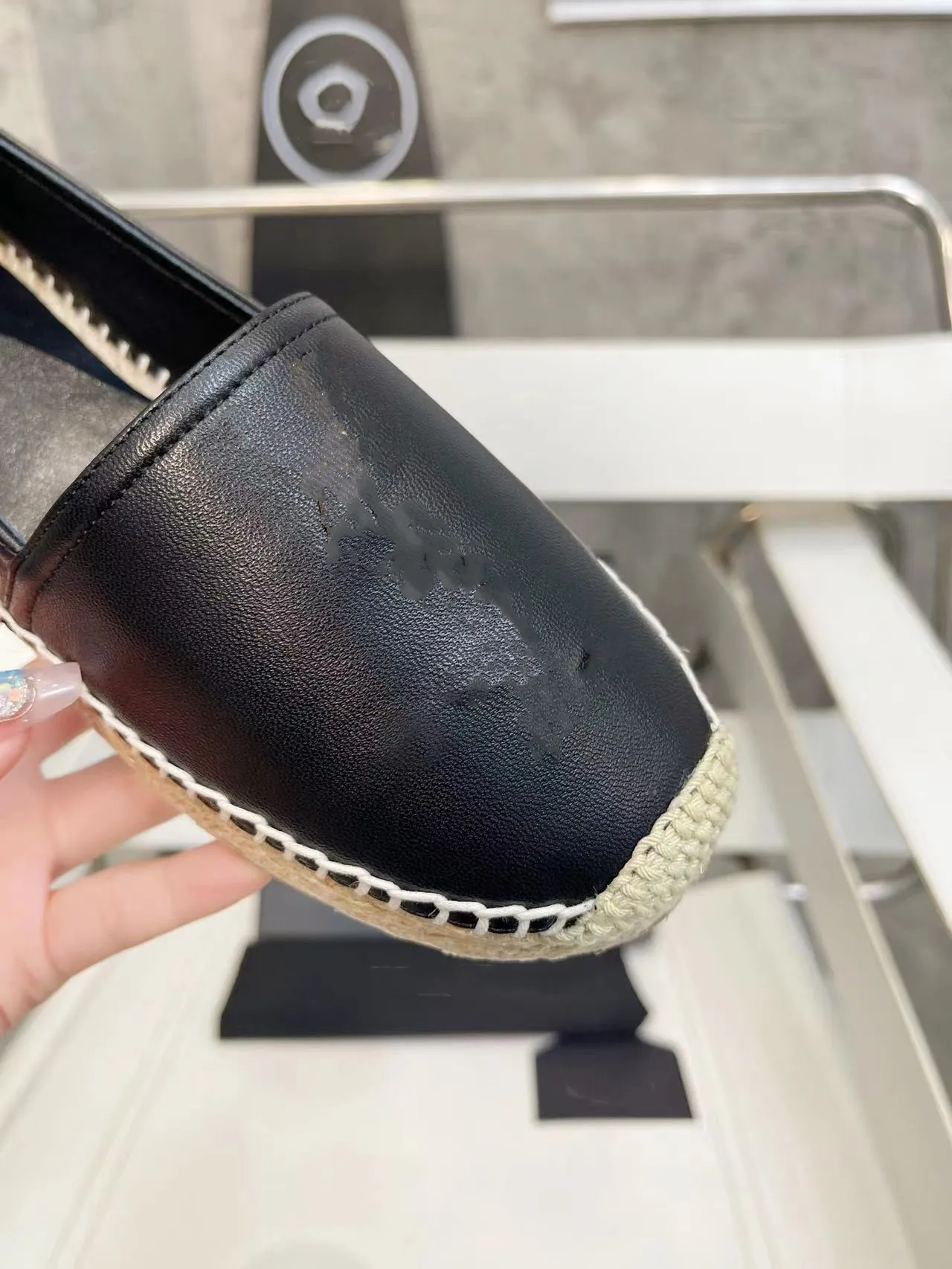 Womens Straw Braid Loafer Sandals, Casual Fashion Fisherman Espadrille ...