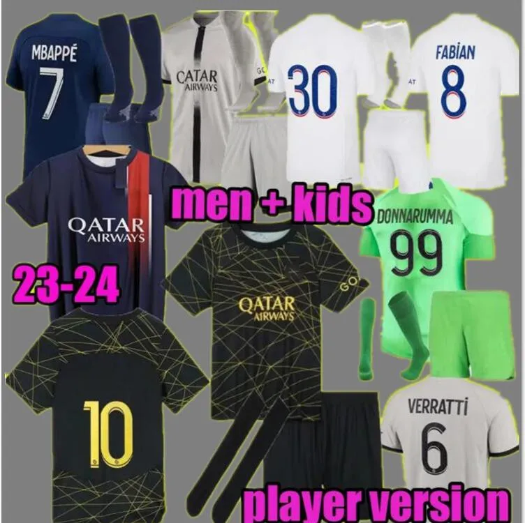 Mbappe Hakimi Soccer Jersey Sergio Ramos 23 24 Maillots De Football ...