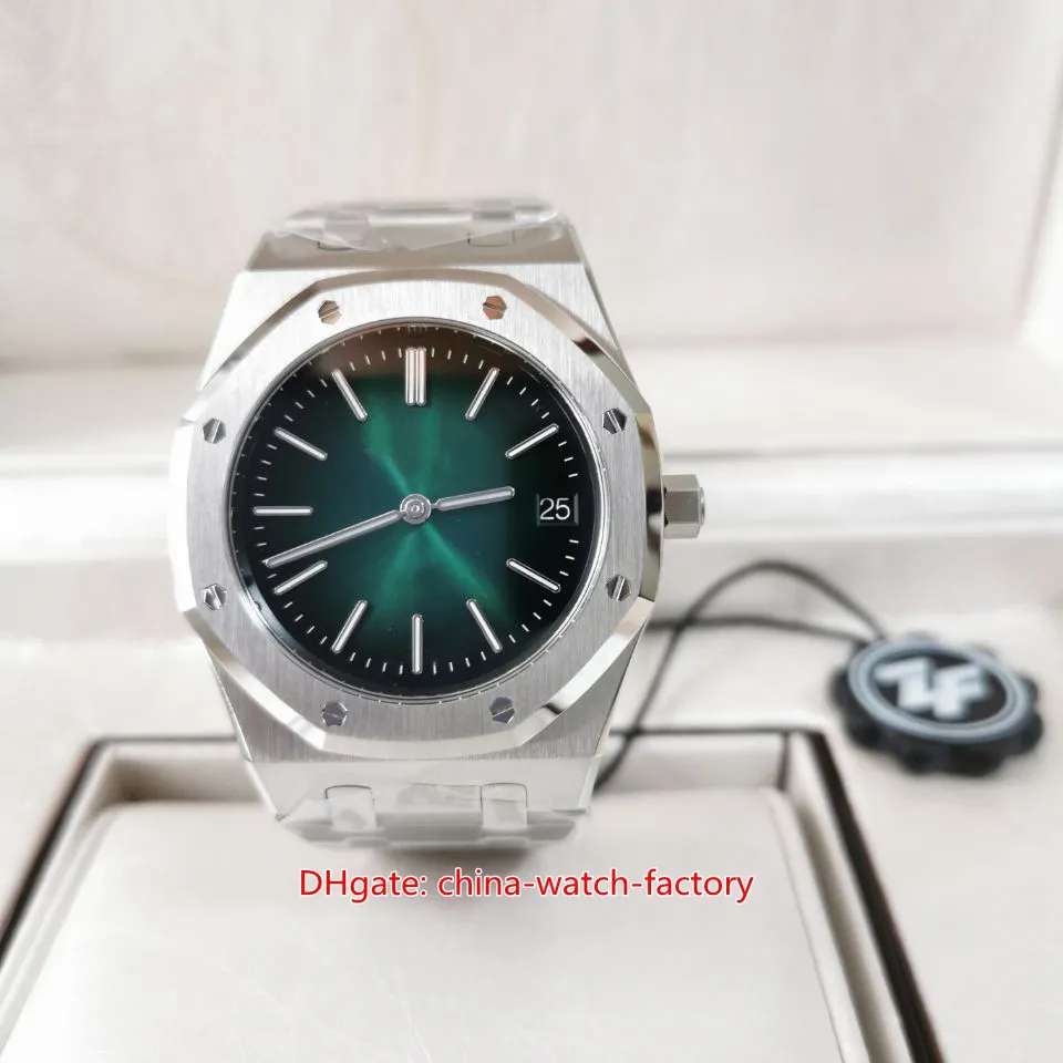 ZF Factory 15202 50th Anniversary Watch 39mm Green Dial, 904L Steel ...