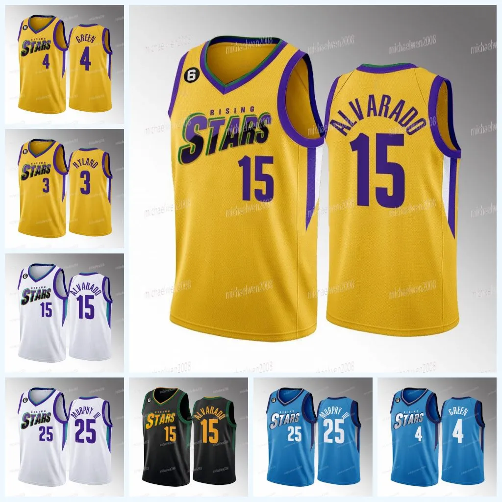 Custom 2023 Rising Stars Basketball Jersey Trey Murphy III Jose ...