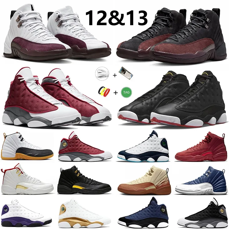 Jumpman 12 13 Mens Basketball Shoes 12s A Ma Maniere Black Bulls ...