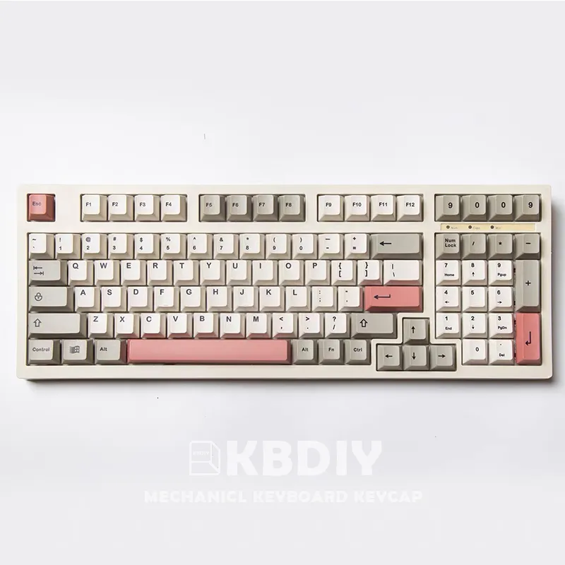 GMK 9009 Retro Cherry Profile PBT Keycaps 134 Keys For Mechanical ...