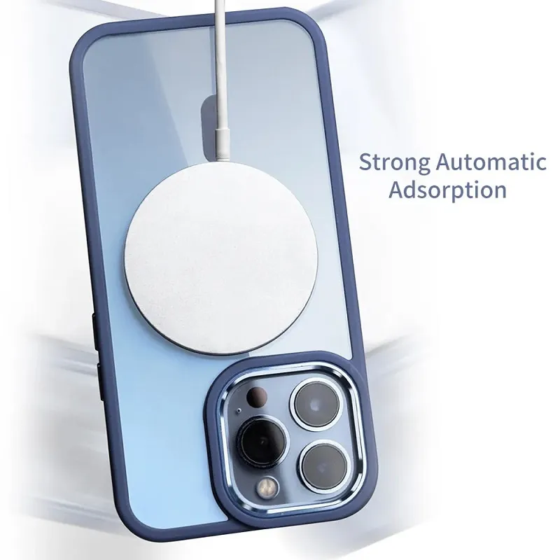 Stronger Quality N52 Magnetic Clear PC Acrylic Magnetic Phone Case For ...