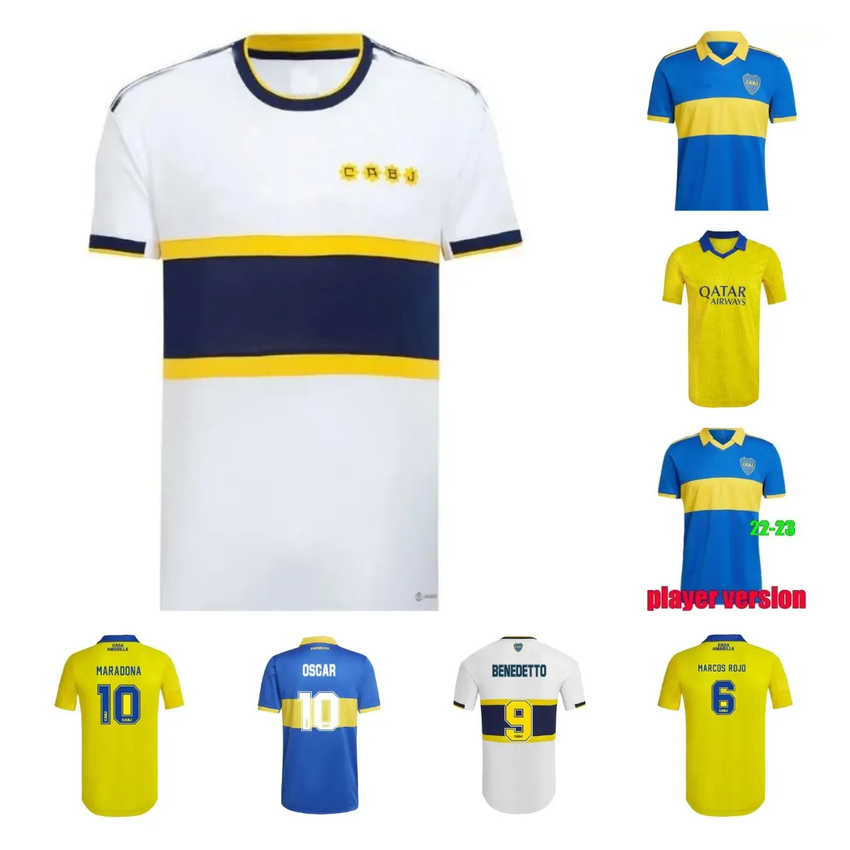 Player Fans Version Boca Juniors Soccer Jerseys 22 23 CARLITOS Retro ...