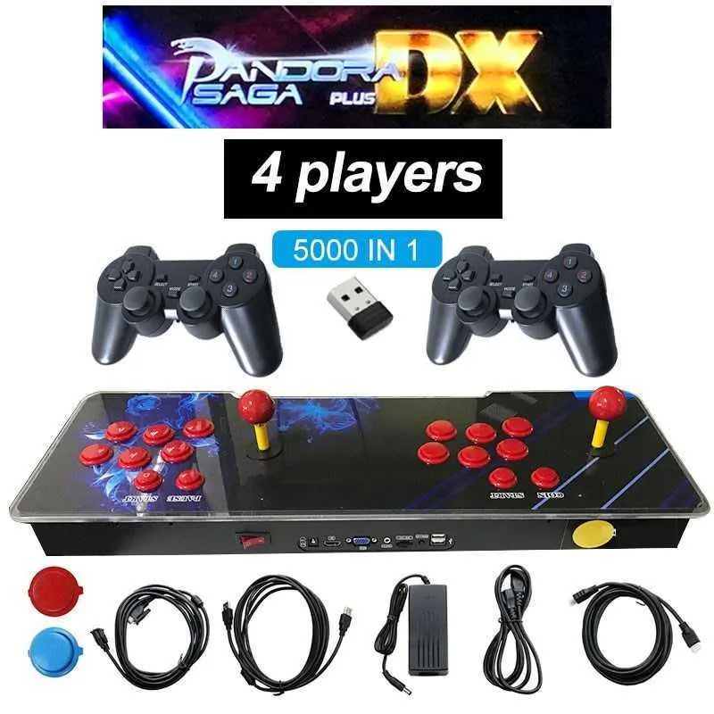 Pandora Saga DX 5000 In 1 Arcade Machine Console With USB LED HDMI/VGA ...