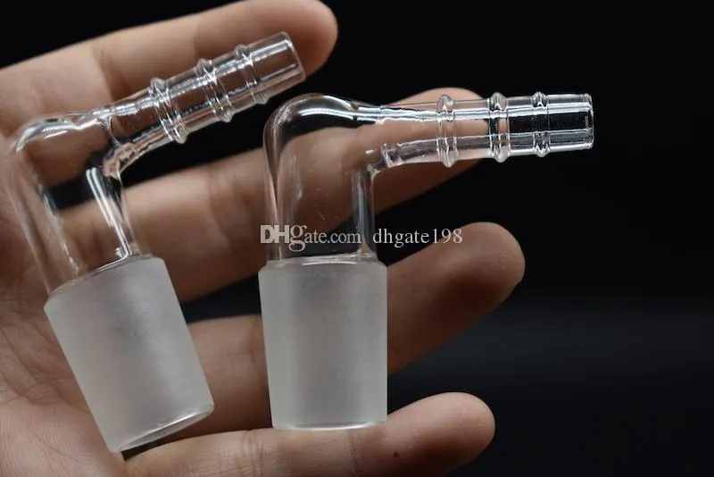 Glass Elbow Adapter 90 Degree 14mm/18mm Male Vapor Whip Adapter For ...