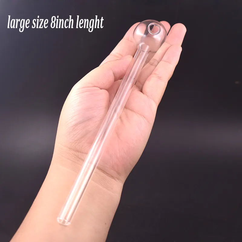 8 Inch Thick Pyrex Oil Burner Pipe High Quality Glass Hookah Smoking ...