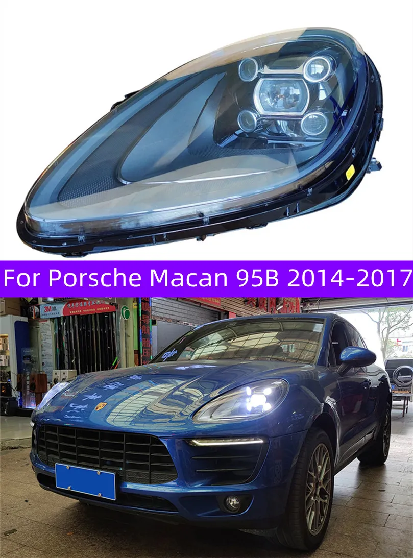 Macan Bloglights LED Reemplazo De Luces De Cabeza Delantera Para 2014 ...