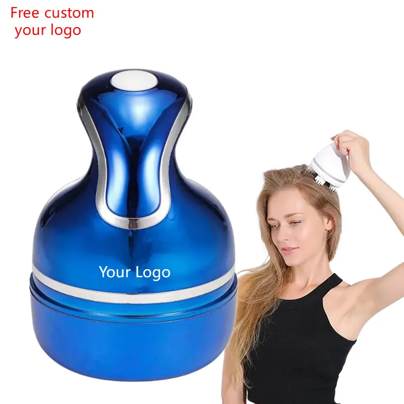 Electric Head Massager for Scalp & Stress Relief - Handheld Kneading ...