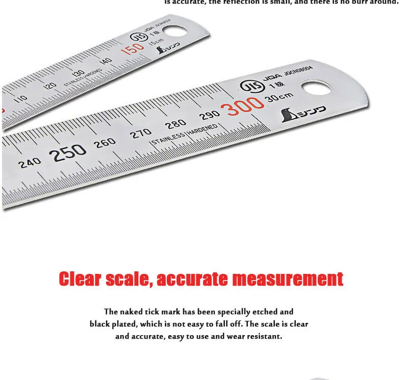 Steel Measuring Tape Durable Iron & Stainless Steel Ruler With ...