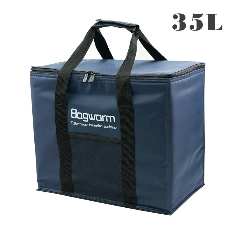 Large Insulated Cooler Bag 35L/20L Thermo Refrigerator Car Ice Pack For ...