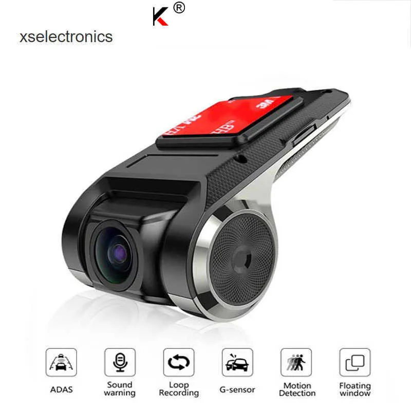 Car DVR Dash Cam Full HD Recorder For Android Navigation, Auto Audio ...